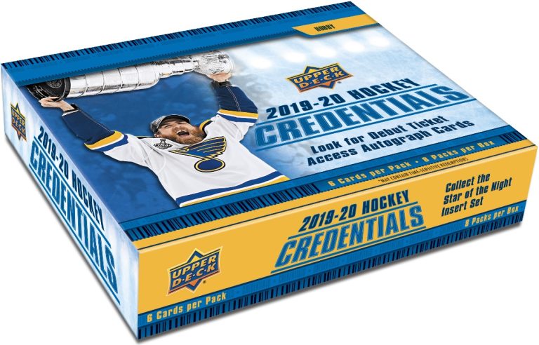 2019-20 Upper Deck Credentials Box – Wayne's Sports Cards and Collectibles